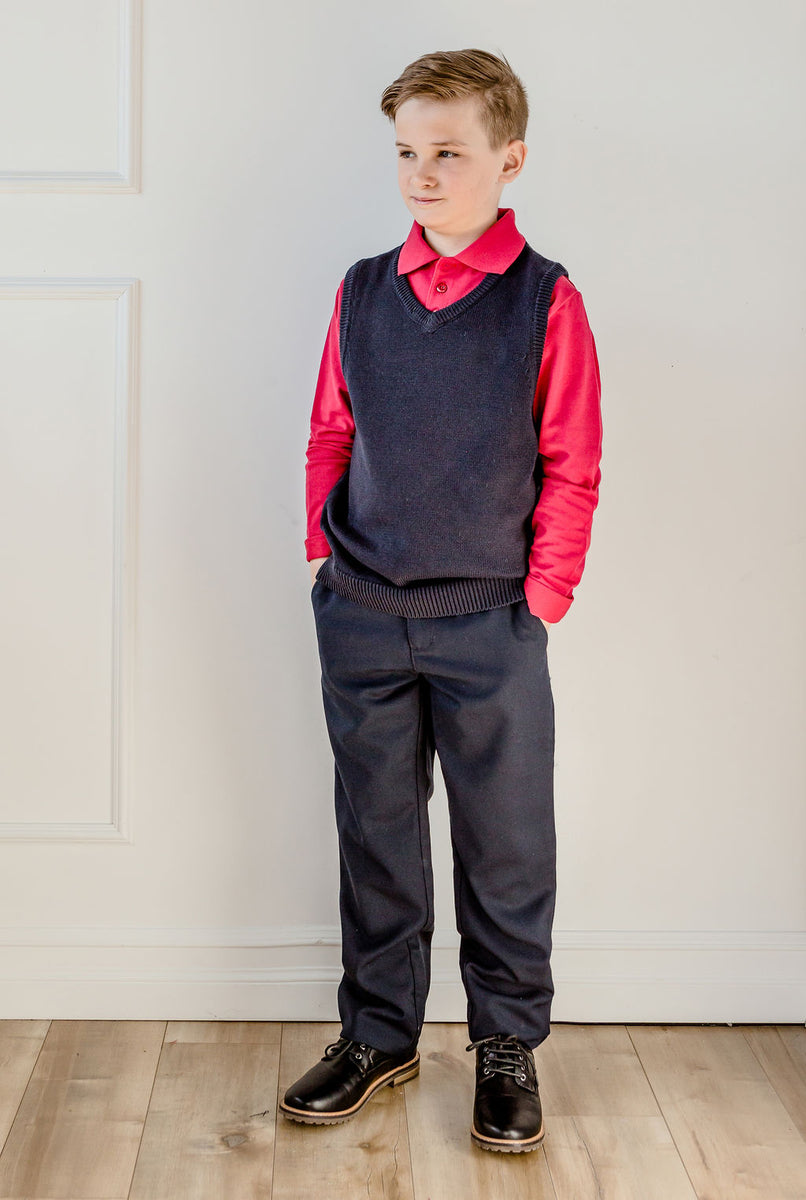 Pantalon habillé enfant Marine – Uniformes HFM